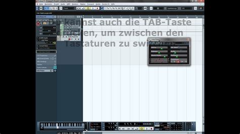 Cubase Tutorial Virtuelles Keyboard YouTube