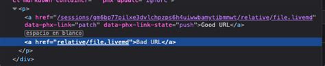 current session is not included when using anchor relative links in