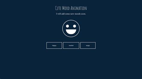 Cute Mood Animation