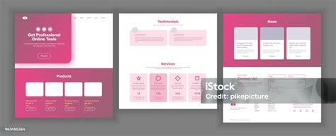 웹사이트 템플릿 벡터입니다 페이지 사업 프로젝트입니다 웹 페이지를 방문 기술 온라인 지원입니다 디자인 진화 시스템입니다 응답 빈입니다 금융 서비스입니다 일러스트 레이 션