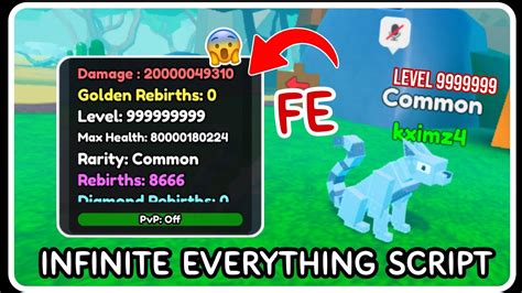 Fe Infinite Everything Script Roblox Scripts Infinite Level Rebrith And More Youtube