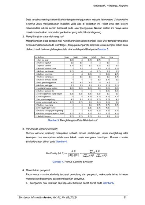 Web Based Culinary Tourism Recommendation System Pdf