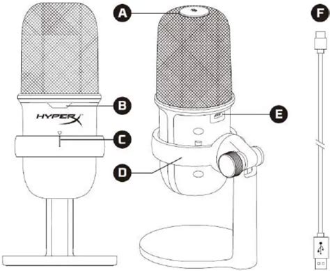 Hyperx Hmis1x Xx Bk G Usb Microphone User Manual