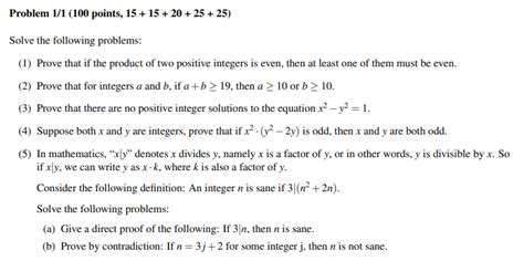 Solved Problem Points Chegg