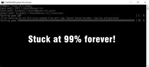 Rpg Maker Trans Stuck At 99 Dreamsavior