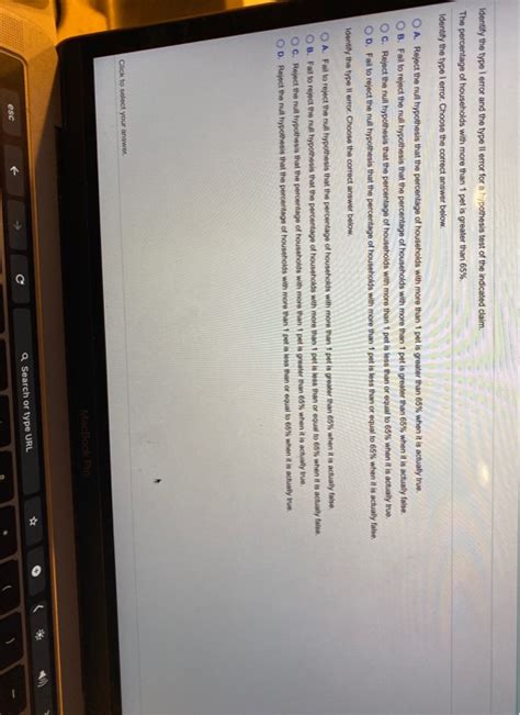 Solved Identify The Type I Error And The Type Il Error For A Chegg