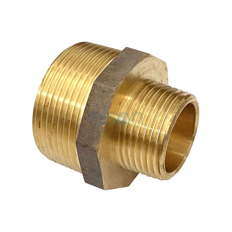 Nipple Hex Red Brass 50mm X 32mm Lf Reducing Nipples Screwed Brass