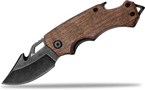 Flissa Mini Folding Pocket Knife 2 5 Inch Stainless Steel Drop Point