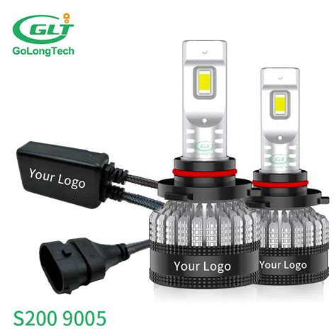 Golongtech S200 Led 200w Car Headlight Bulb Led Headlight Super Bright