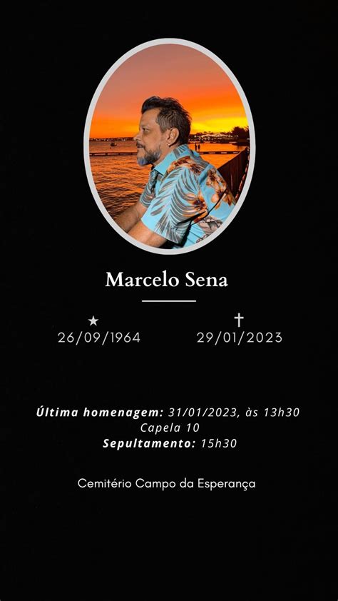 Sambista Marcelo Sena Será Velado Nesta Terça Feira 311 No Df