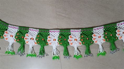 macrame flower toran macrame toran youtube