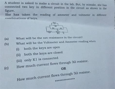 A Babe Is Asked To Make A Circuit In The Lab But By Mistake She Has