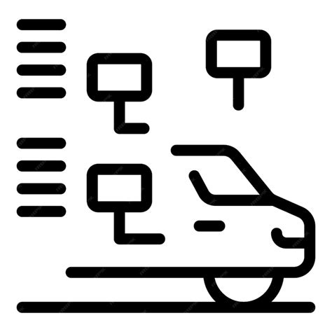 Premium Vector Self Driving Car Detecting Road Signs Using Artificial Intelligence