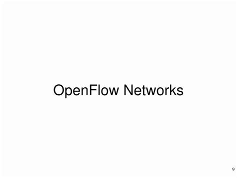 Ppt High Level Abstractions For Programming Software Defined Networks