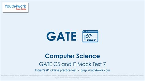GATE Computer Science IT Mock Test Series