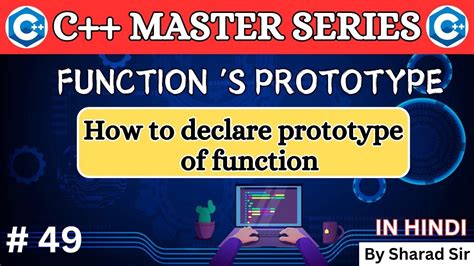 49 Prototype Function In C With Example How To Declare Prototype Of Function In C Youtube