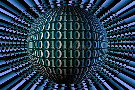 stock image of binary code sphere stock illustration illustration of background code 1125200