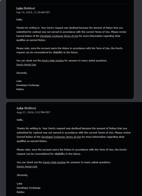 devex request got rejected 6th times in a a row platform usage