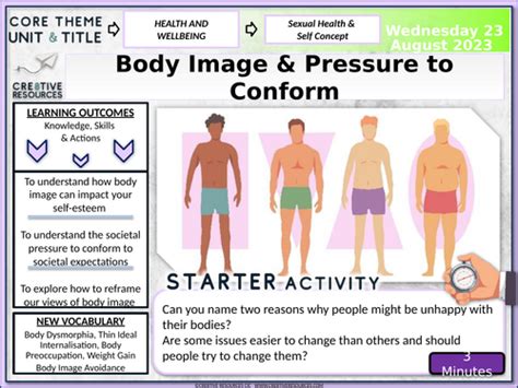 Sexual Health And Self Concept Ks5 Unit Teaching Resources