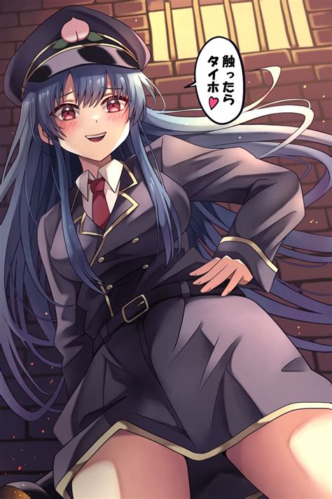 Hinanawi Tenshi Touhou Drawn By Happy Ginko Danbooru