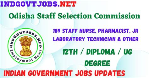 OSSC Recruitment Staff Nurse Pharmacist Other BEST Job Vacancy Apply Online