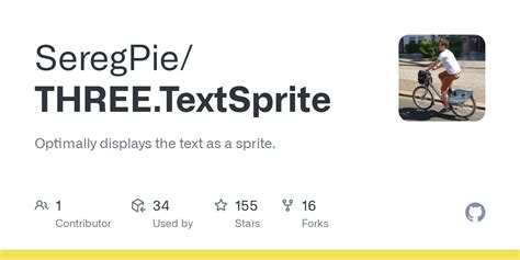 Github Seregpiethreetextsprite Optimally Displays The Text As A Sprite