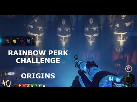Origins Rainbow Perk Challenge Complete Youtube