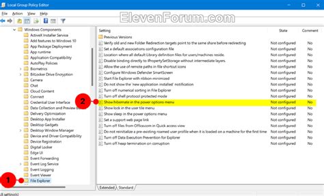 Add Or Remove Hibernate On Power Menu In Windows 11 Windows 11 Forum