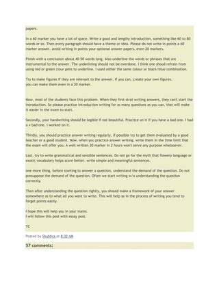 Taken From Shubra Saxena Blog DOCX