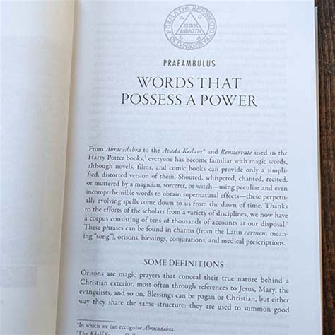 Dictionary Of Ancient Magic Words And Spells From Abraxas To Zoar By