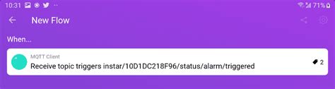 faqs using mqtt to inform homey that an alarm was triggered instar