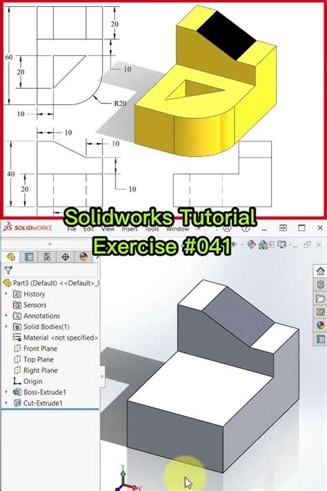 Solidworks Tutorial Exercise 041 Youtube