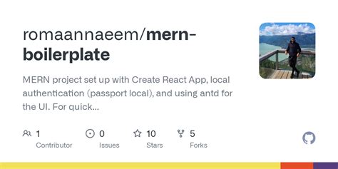 Github Romaannaeemmern Boilerplate Mern Project Set Up With Create