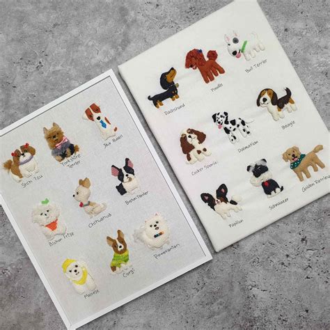 펫자수 4회 귀여운 강아지 입체자수 펫프렌즈 클래스 솜씨당