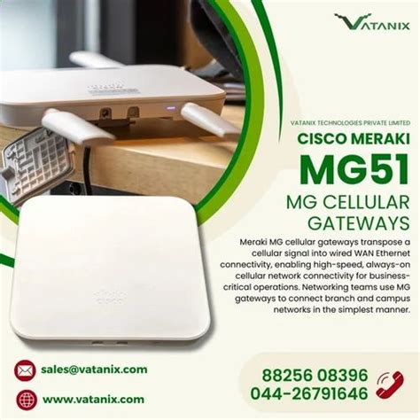 Cisco Meraki Mg51 Cellular Gateways At Rs 800900 Network Gateway In Chennai Id 2853223065312