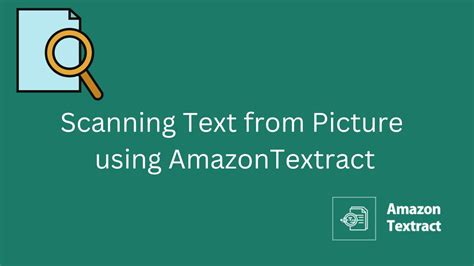 Scanning Text From Picture Using Textract