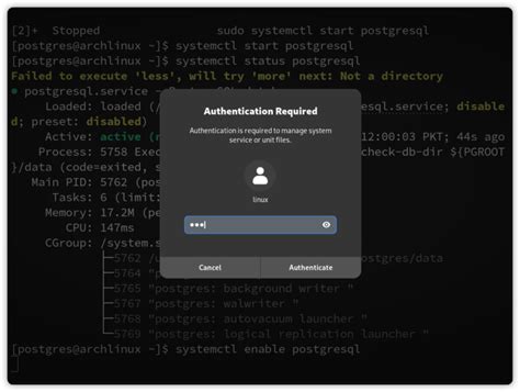 how to install postgresql psql on arch linux linux genie