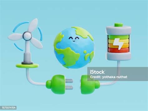 3d 귀여운 지구 만화 캐릭터 세계 환경의 날 지구와 에너지 절약 친환경 3d 렌더링 0명에 대한 스톡 사진 및 기타 이미지 Istock