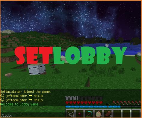 Overview SetLobby Bukkit Plugins Projects Bukkit