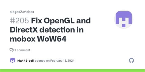 Fix OpenGL And DirectX Detection In Mobox WoW Issue Olegos Mobox GitHub