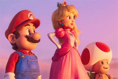 Mario With Princess Peach And Toad 超级马里奥兄弟（电影） 4k 壁纸下载