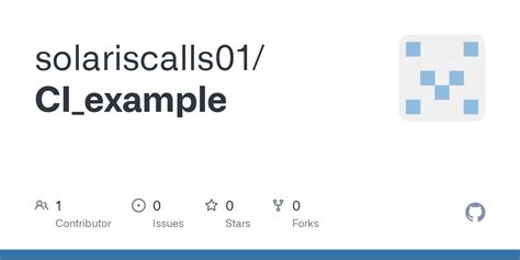 Github Solariscalls01ciexample