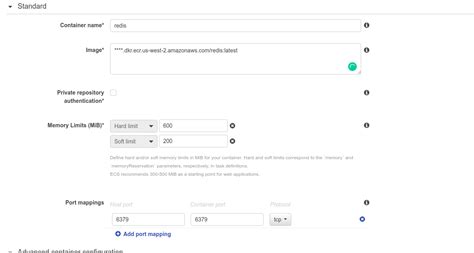Docker Nodejs App Not Connecting To Redis In Amazon Ecs Task Definition Getaddrinfo Enotfound