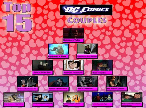 Top 15 DC Couples By Dragonprince18 On DeviantArt