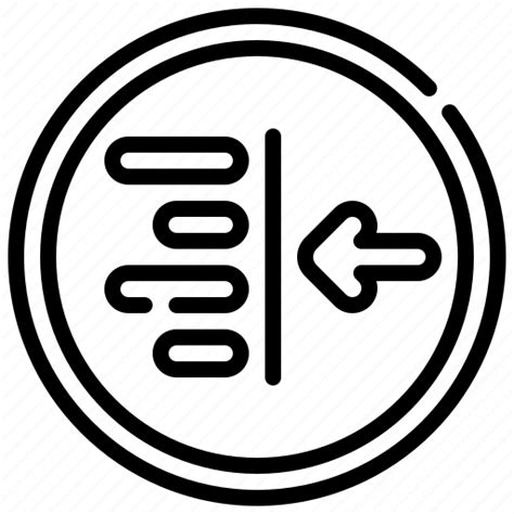 Left Indentation Text Edit Format Indent Icon Download On Iconfinder