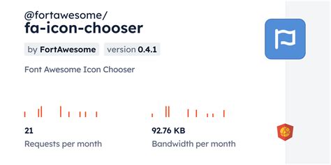 fortawesome fa icon chooser cdn by jsdelivr a cdn for npm and github