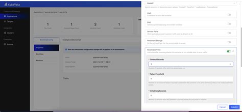 Bug Edit Properties Disable Liveness Readness Etc Not Work · Issue 262 · Kubevelavelaux