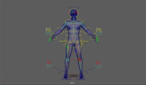 character rigging 3d model character topology rigs fa