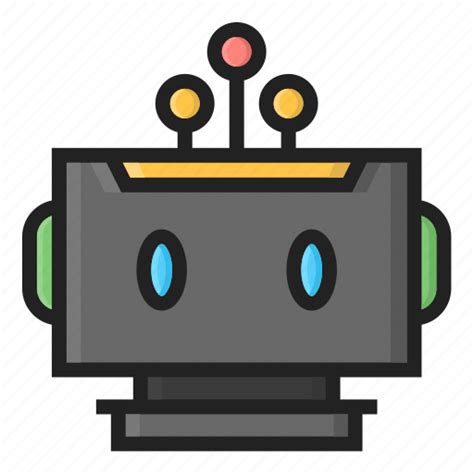 Robot Ai Robotic Head Bot Robotics Artificial Icon Download On Iconfinder