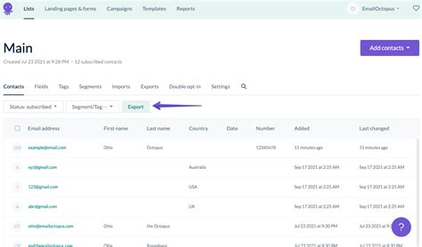 How To Move Contacts Between Lists Emailoctopus Knowledge Base